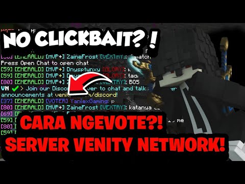 CARA VOTE DI SERVER VENITY NETWORK | CARA MENDAPATKAN RANK VOTER DI ...