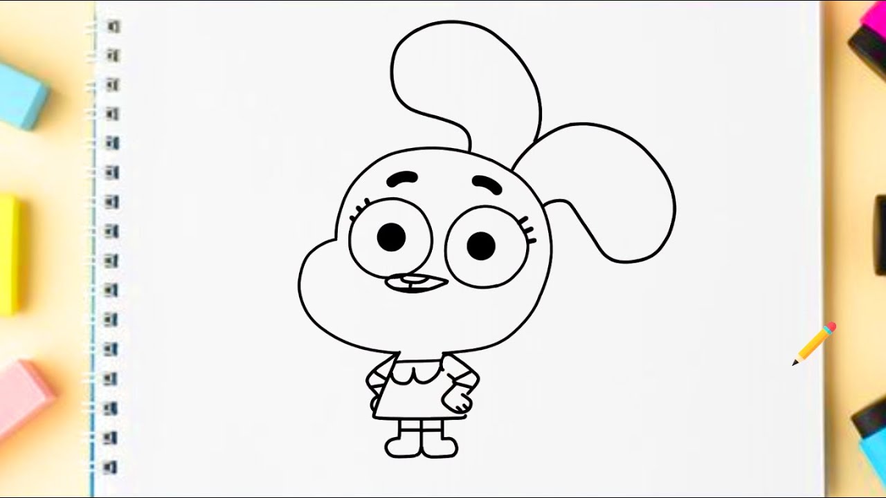 Drawing Anais Watterson | Fun & Simple for Kids! - YouTube