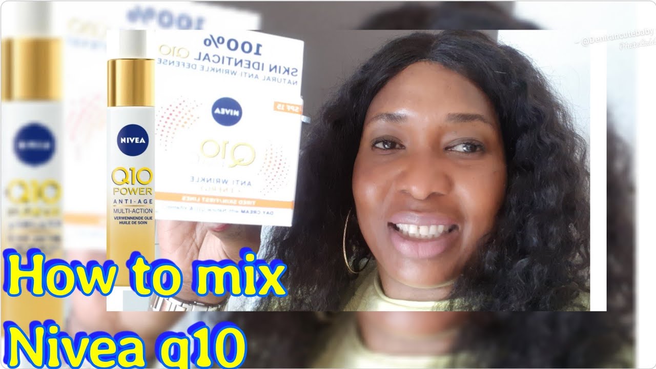 NIVEA Q10 FACE CREAM, AND HOW PROMIX TO CLEAR ACNE DARKSPOTS - YouTube