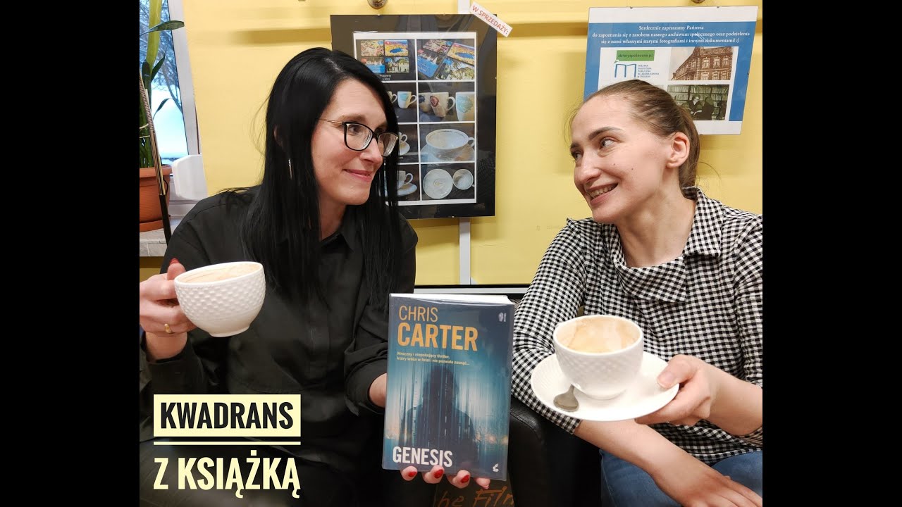 Kwadrans z książką - odcinek 20 - Chris Carter - Genesis - YouTube