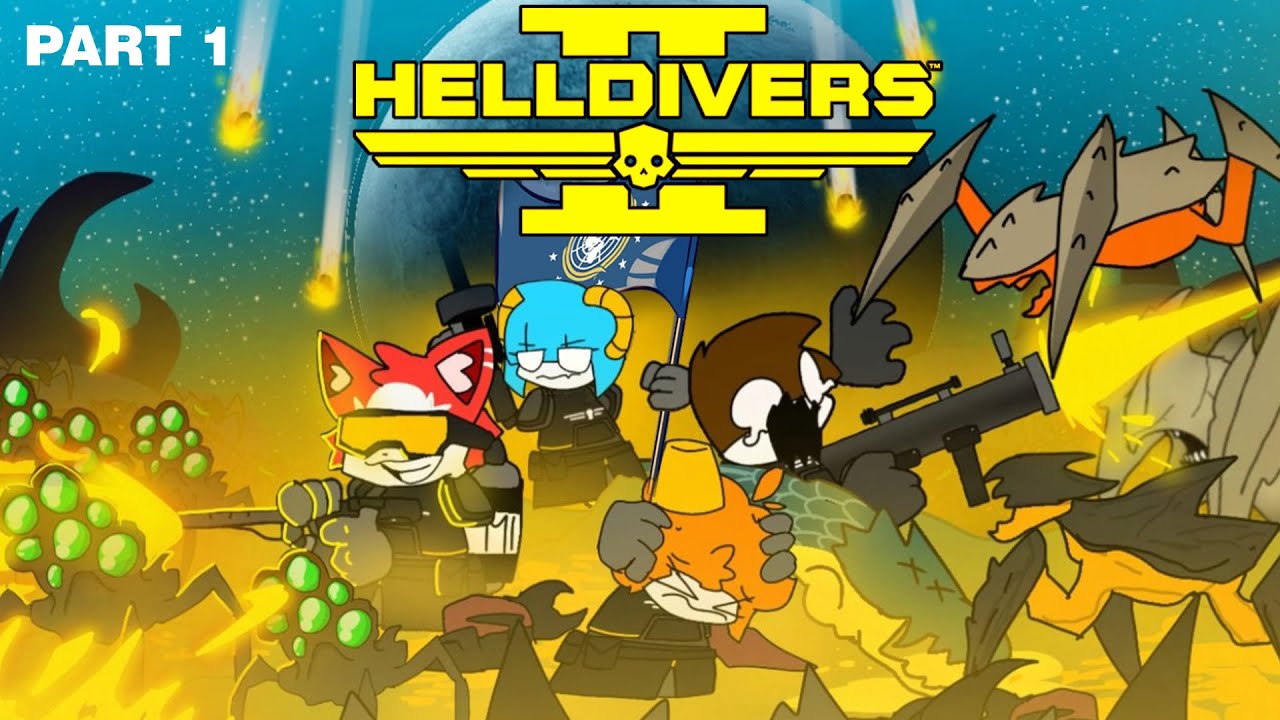 HELLDIVERS _PART 1_ FUNNY ANIMATION - YouTube