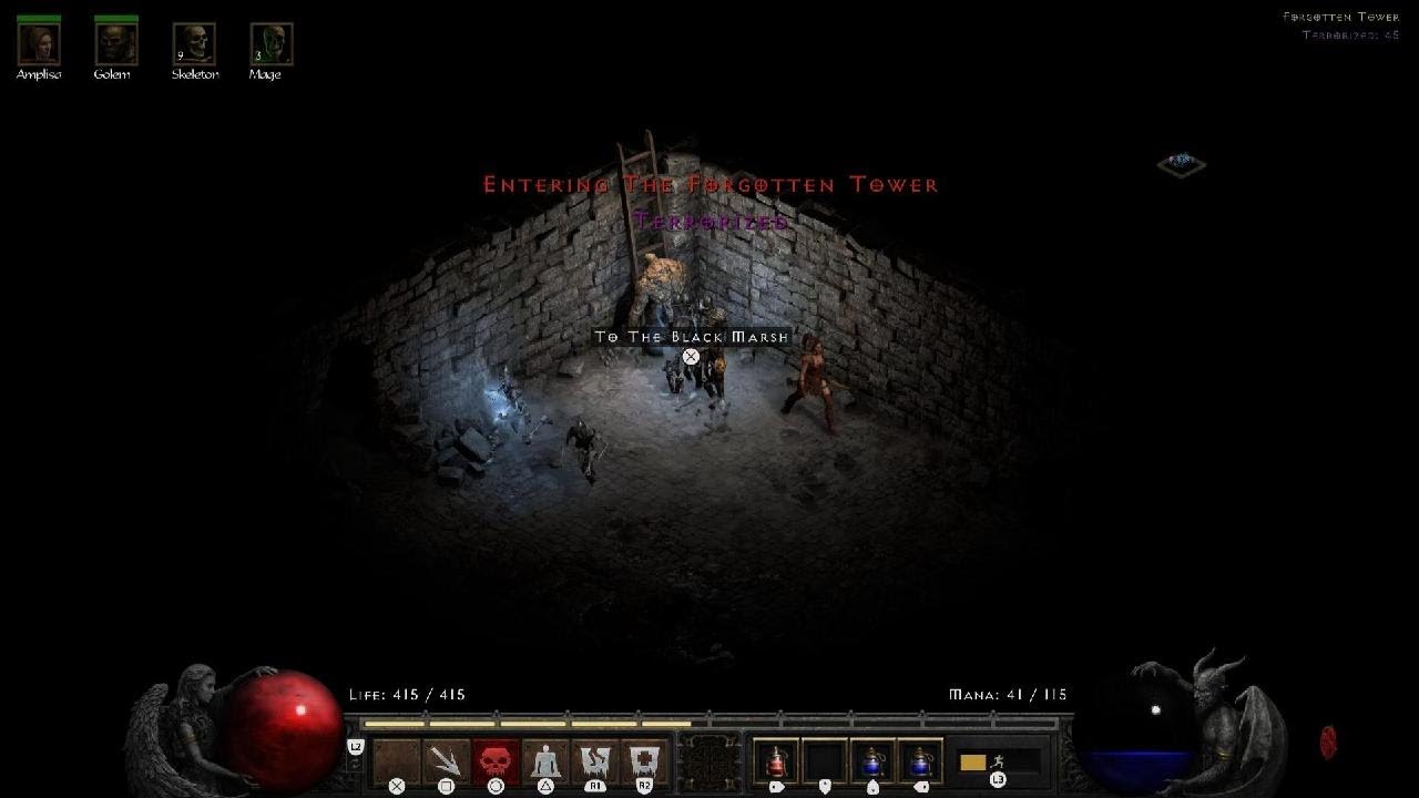 Diablo II: Resurrected - normal Terror Zone testing - YouTube