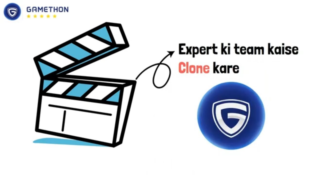 How to copy clone Expert team in gamethon app ? - YouTube