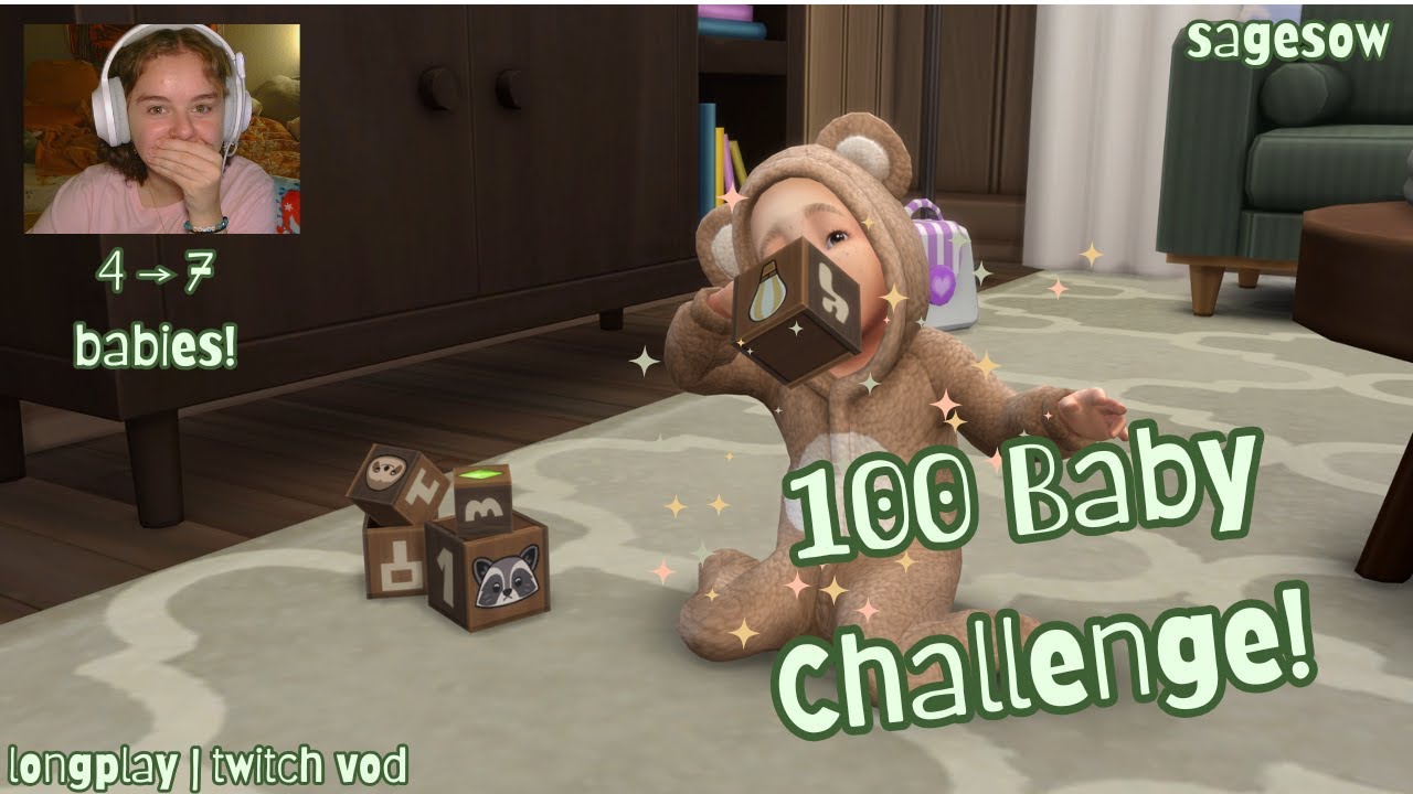 100 Baby Challenge 4 to 7 babies!! | Twitch VOD 6/13/25 - YouTube