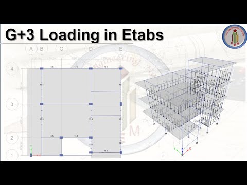 Load calculation for G+3 building | Assigning load in Etabs software ...