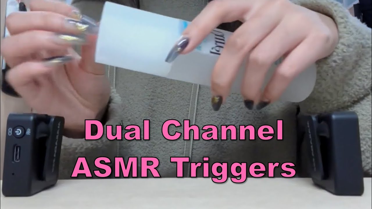 Triggers ASMR，Dual Channel！Scratching ASMR，Knocking Tapping Brushing bottle ASMR！ASMR Deep Sleep ...