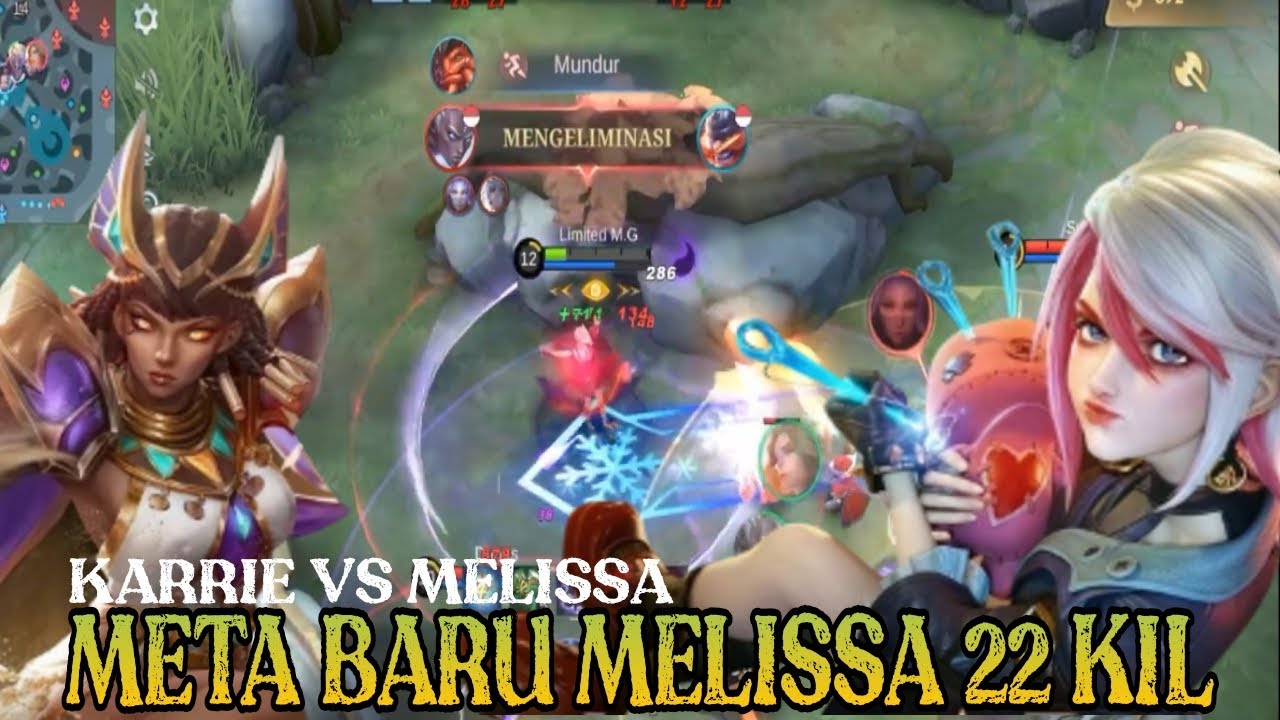Melissa vs hero meta😯Melissa carry | best build Melissa 2023 - YouTube