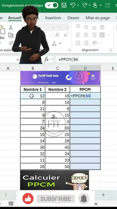 Comment Calculer le PPCM de Nombres dans Excel en Un Clin d'Œil! #excel ...