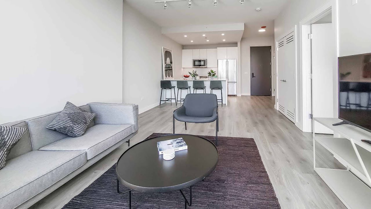 A River North 1-bedroom model Plan CA6 at the new One Chicago ...