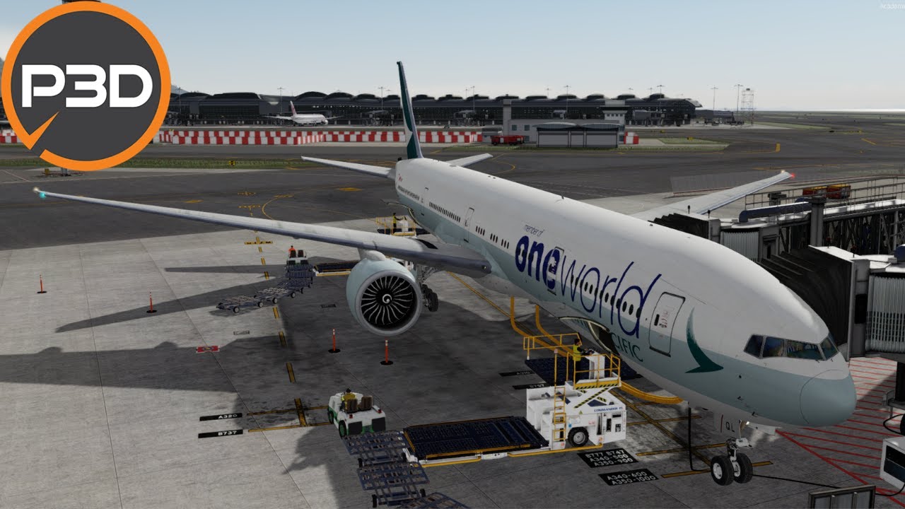 P3D V5 Fullflight - PMDG 777-300ER - Seoul to Hong Kong (RKSI-VHHH ...