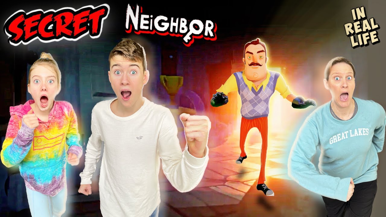 SECRET NEIGHBOR IN REAL LIFE CHALLENGE (Hello Neighbor) | Fun With The ...