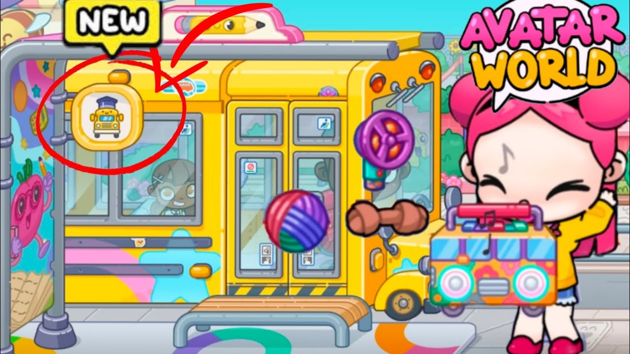NEW SCHOOL BUS in Avatar World 🌍😍| Tcoa Vanessa - YouTube