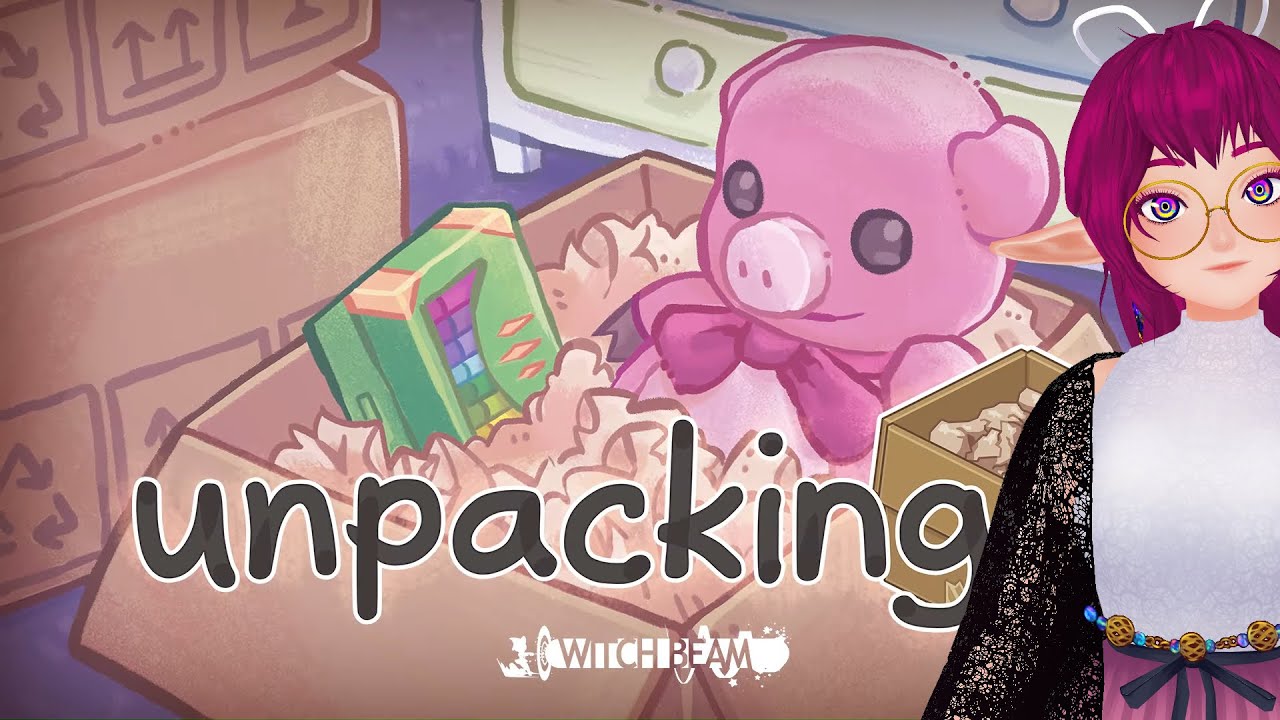 🍑 Vtuber - Unpacking - The calming organizing simulator - 🍑 - YouTube
