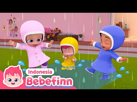 Hujan, Hujan, Pergilah! | EP101 | Lagu Anak Bebefinn | Bebefinn Bahasa Indonesia
