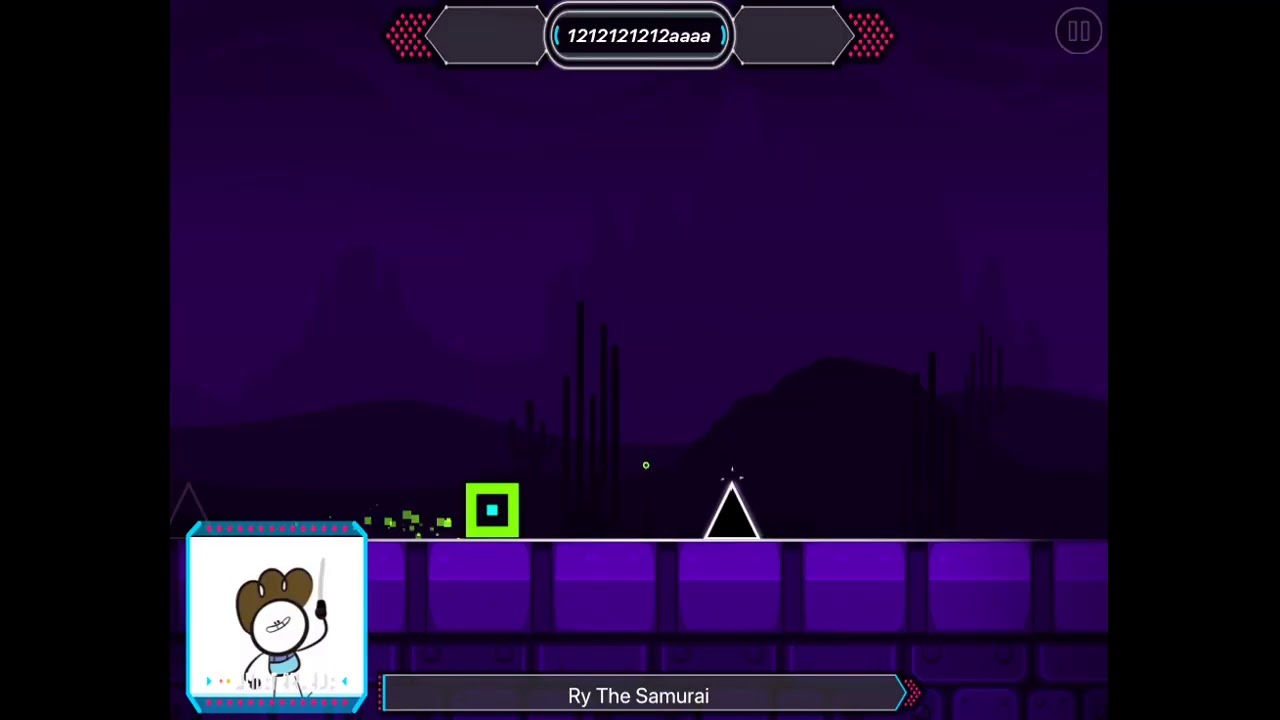Playing geometry dash with bouncing ball and beninjam - YouTube