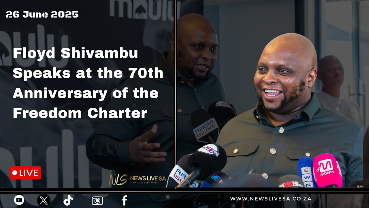 Floyd Shivambu Speaks at the 70th Anniversary of the Freedom Charter ...