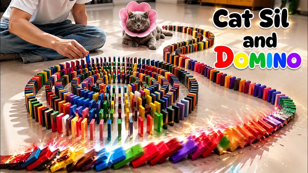 Cat Sil and Domino Part 2 | Funny Cute Cat Compilations | Dominoes ...