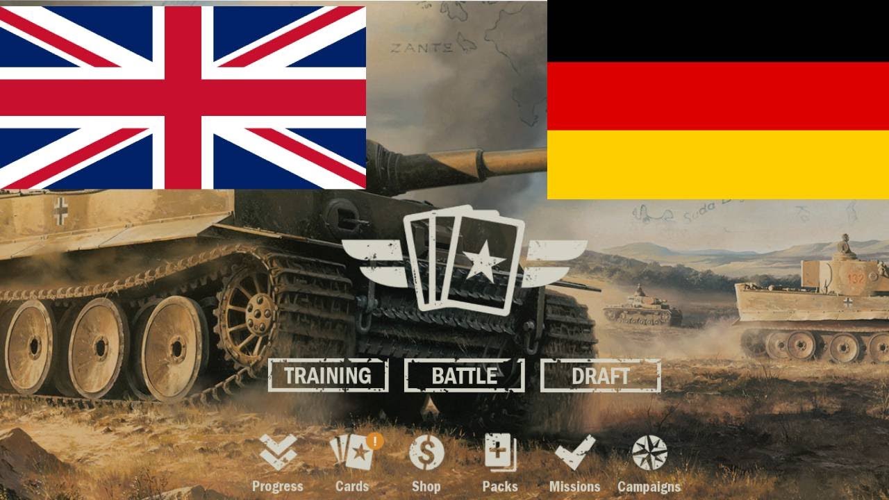 TACTICAL WWII CARD GAME (BRITAIN SPLASH GERMANY) : KARDS - YouTube