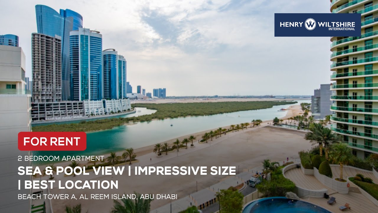 Sea & pool view | Impressive size | Best location - Beach Towers, Al ...