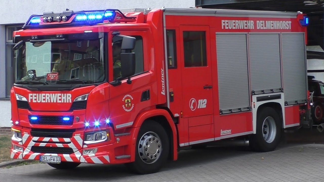[Wachausfahrt] HLF 20 Feuerwehr Delmenhorst - YouTube