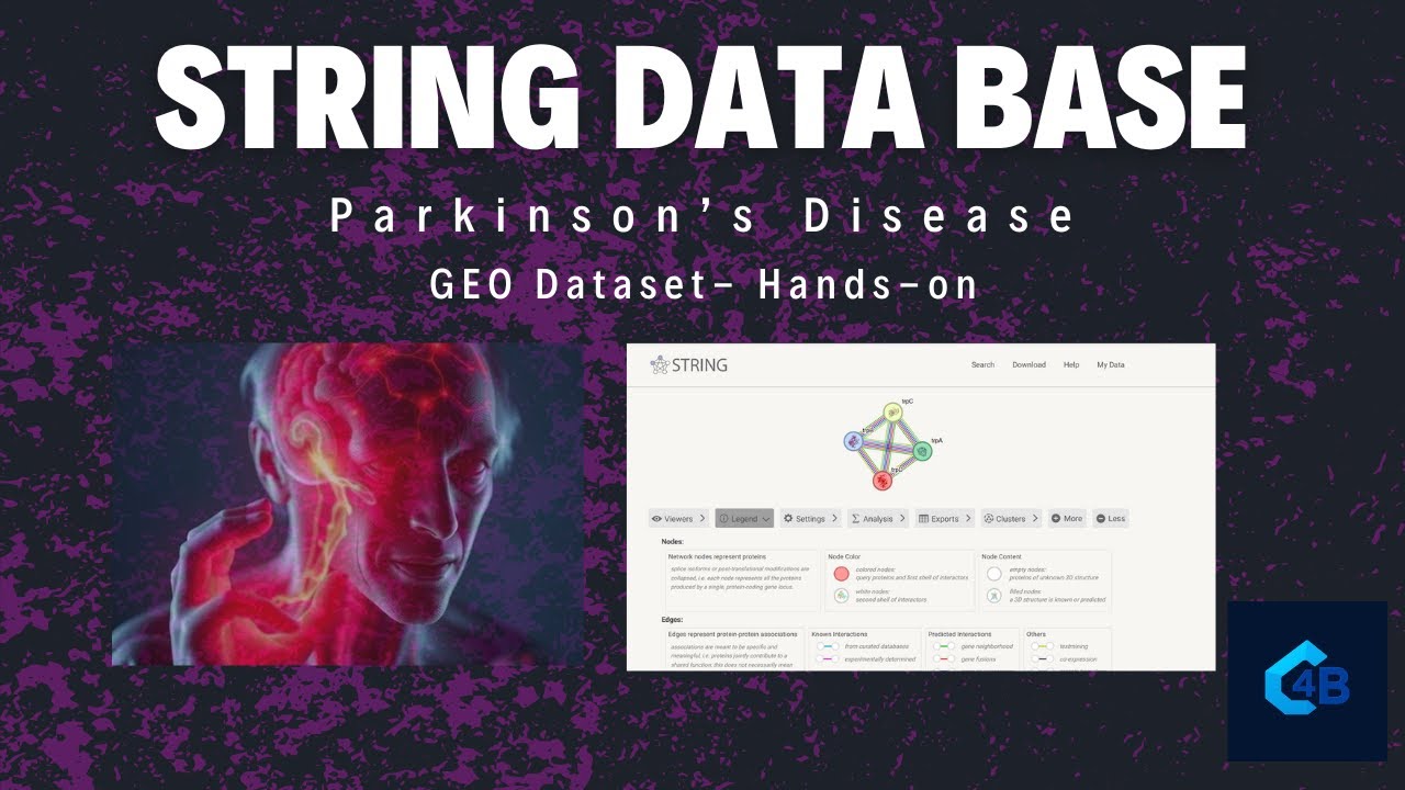 String Database| Parkinson Neuro Disease| GEO2R | Microarray ...