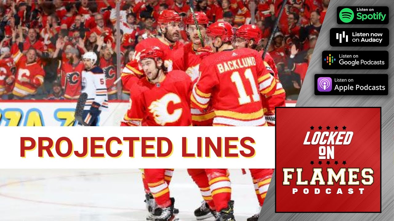 NHL Network's Projected Flames Lines | Locked On Flames - YouTube