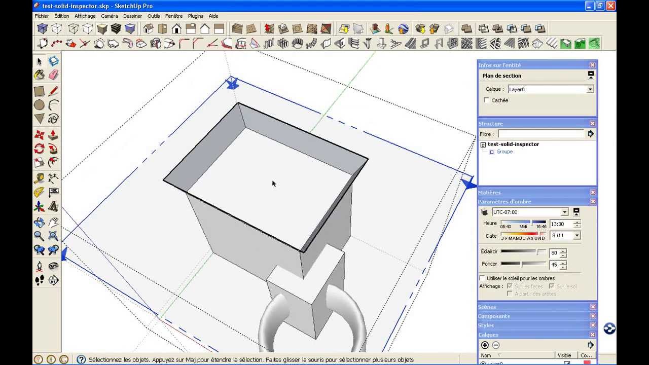 Présentation du plugin SketchUp Solid Inspector - YouTube
