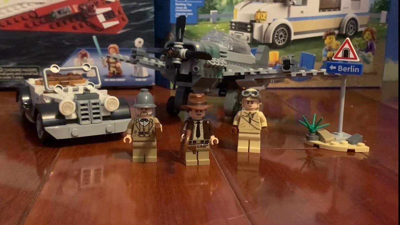 LEGO Indiana Jones Fighter Plane Chase Set Review - YouTube
