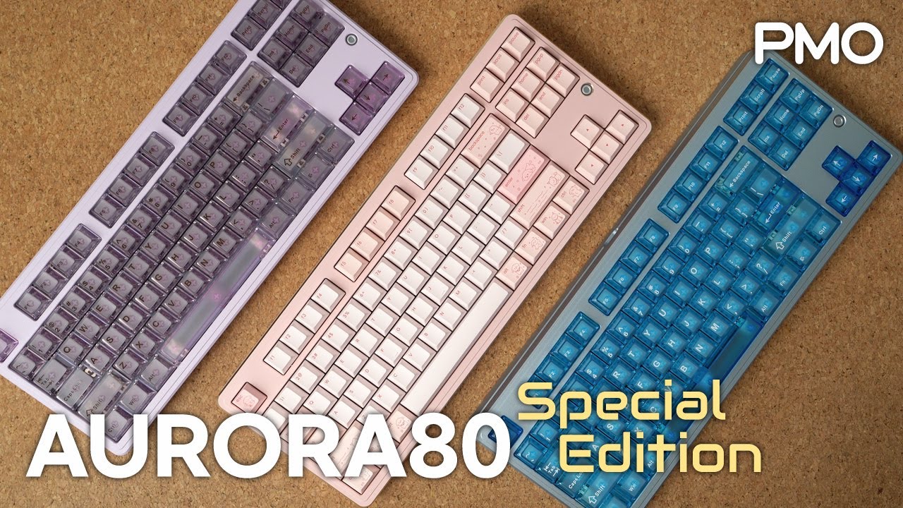 PMO 오로라80 스페셜 에디션 3종 비교해봤습니다 (PMO AURORA80) - YouTube