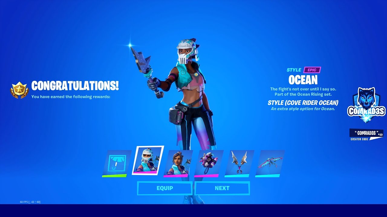 How to Unlock Cove Rider Ocean Style for Ocean Skin in Fortnite Chapter ...
