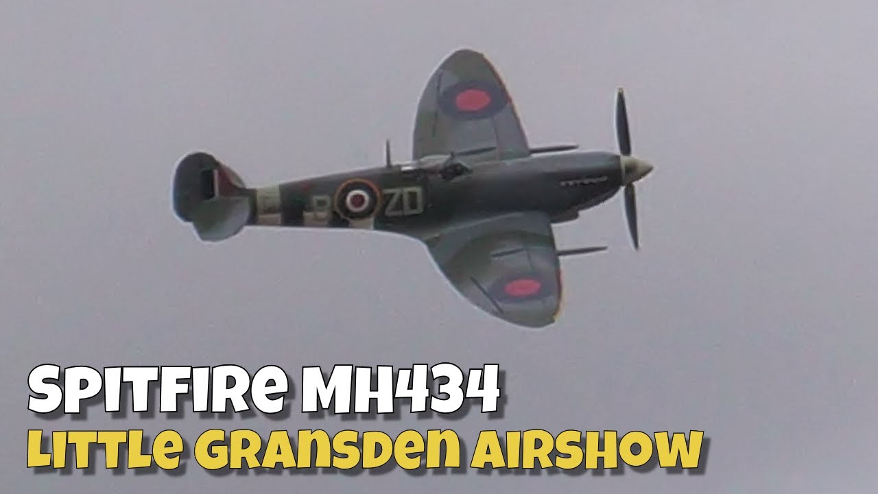 Supermarine Spitfire MH434 • Little Gransden Airshow 2024 - YouTube