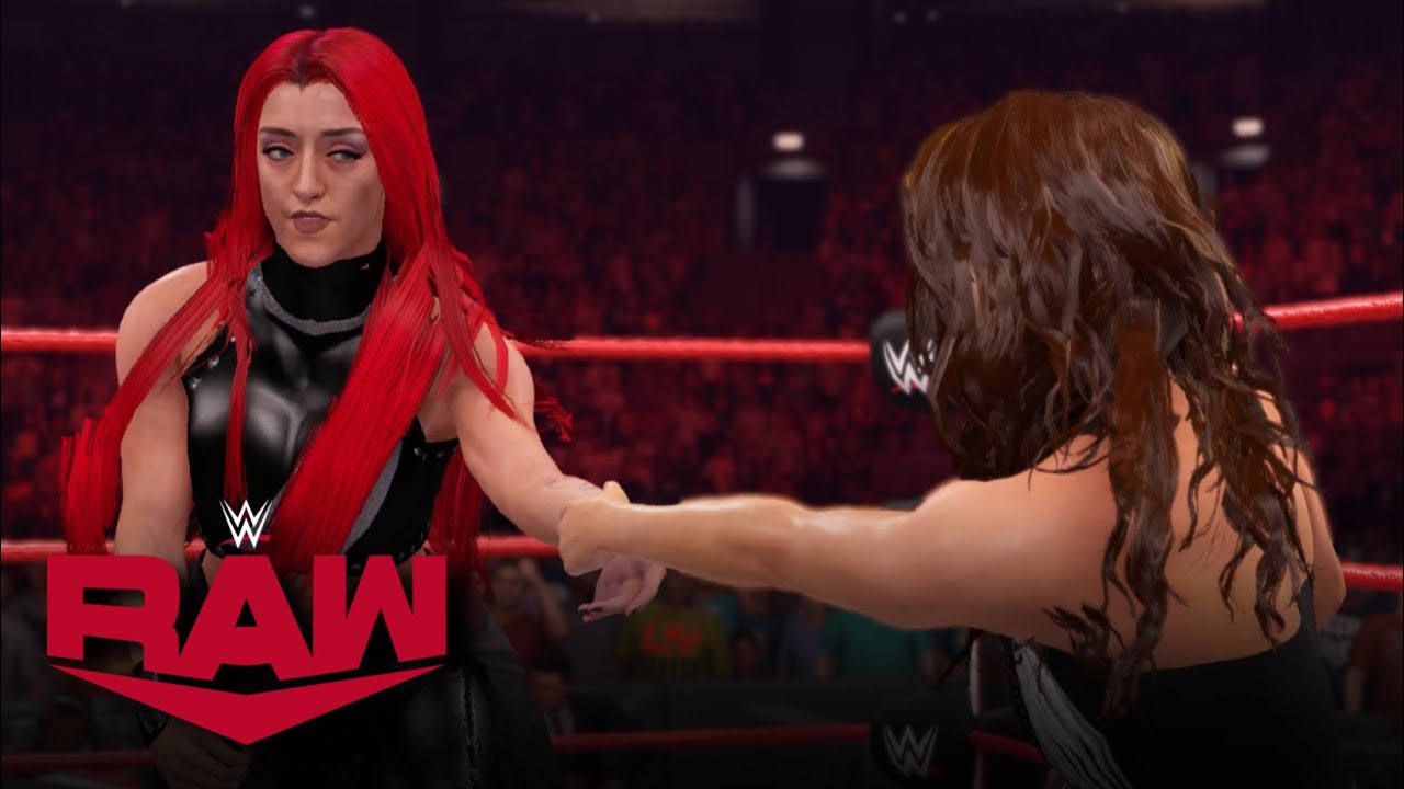 WWE 2K22 RAW KAY LEE RAY VS MICKIE JAMES - YouTube