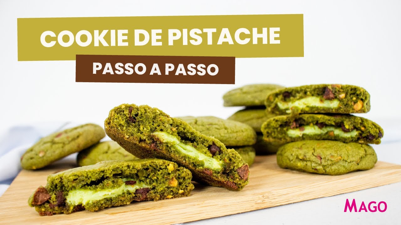 Passo a passo de um cookie de pistache perfeito 😍 - YouTube