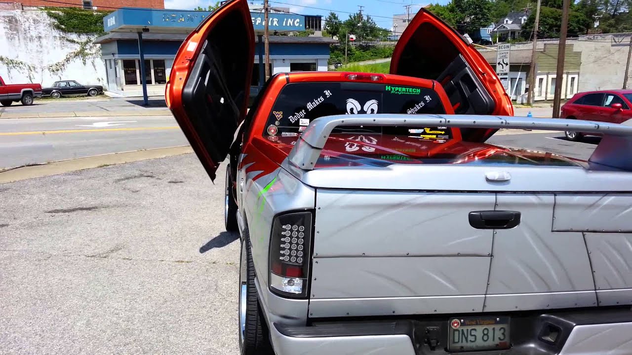 Monster Dropped Dodge Ram Daytona! - YouTube