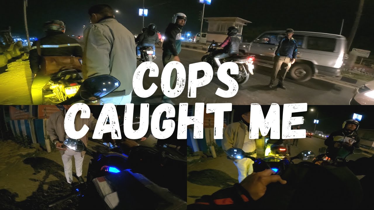 Got Caught by COPS!! | Police ne pakda | MOTOvlog with Gopro Hero 9 ...