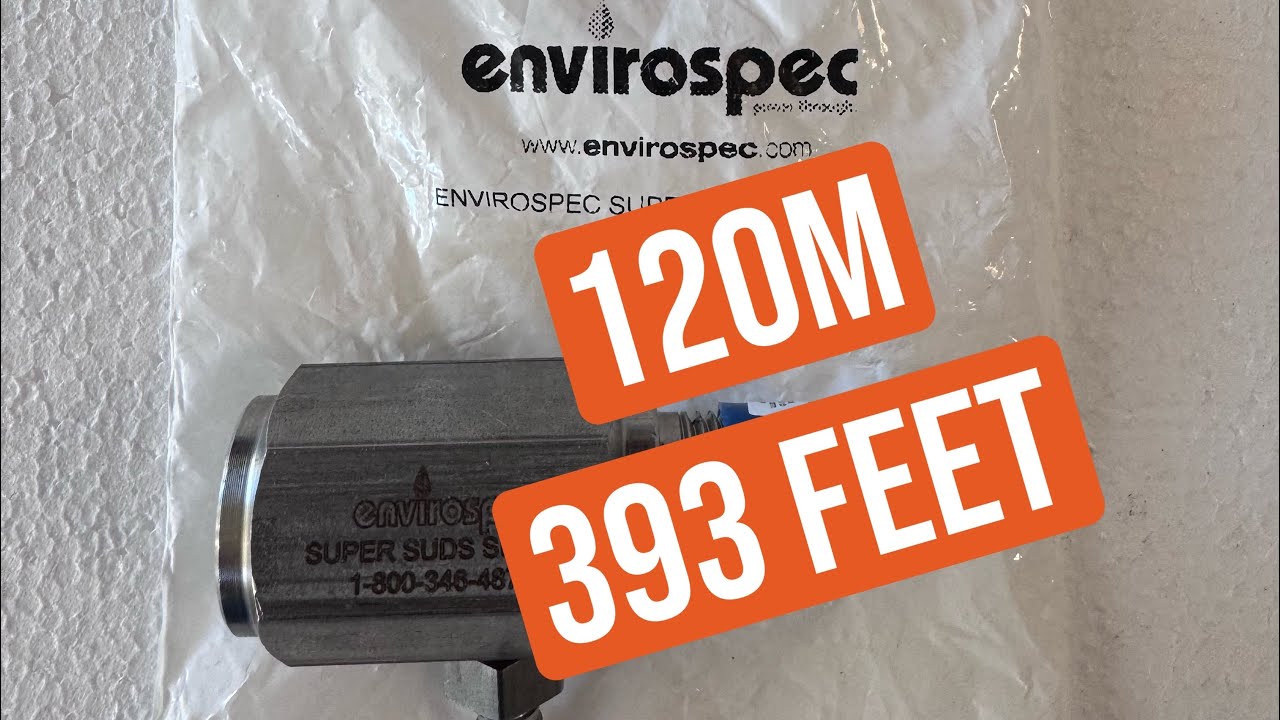 120m Downstreaming with a super suds sucker with smart stream - YouTube