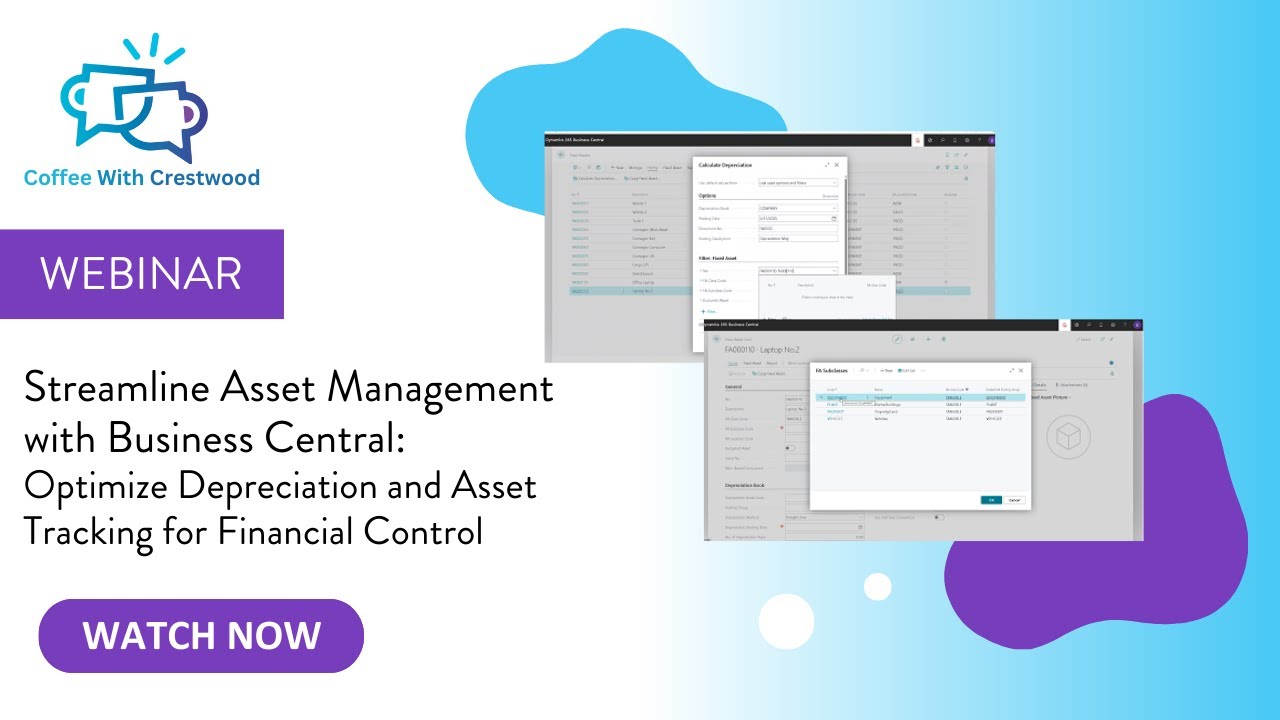 Streamline Asset Management with Business Central - YouTube