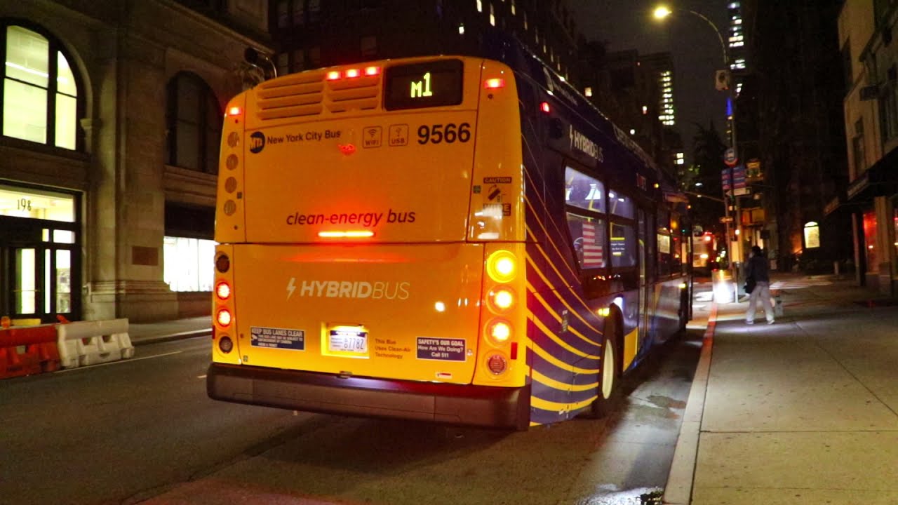 MTA New York City Bus 2021 New Flyer XDE40 "Xcelsior" Hybrid 9566 On ...