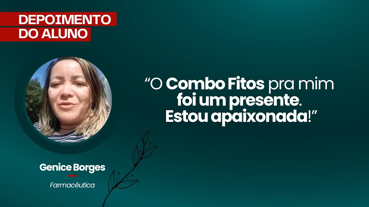 Depoimento da aluna Genice Borges - Combo Fitos - YouTube
