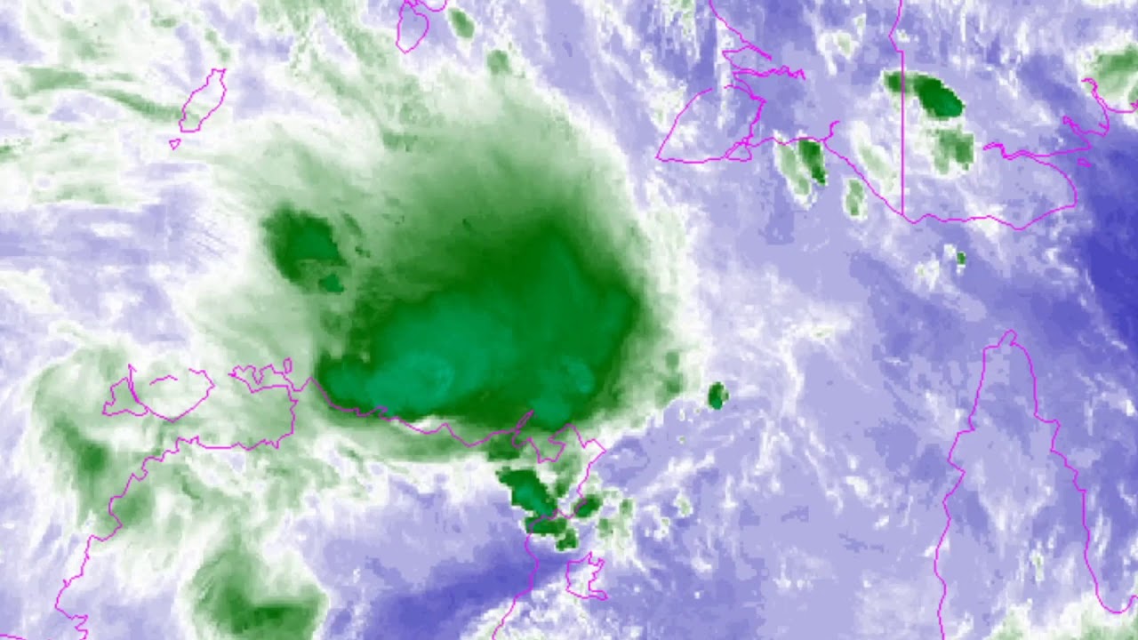 Tropical Low Invest 92s 03U continues to develop, January 8 - YouTube