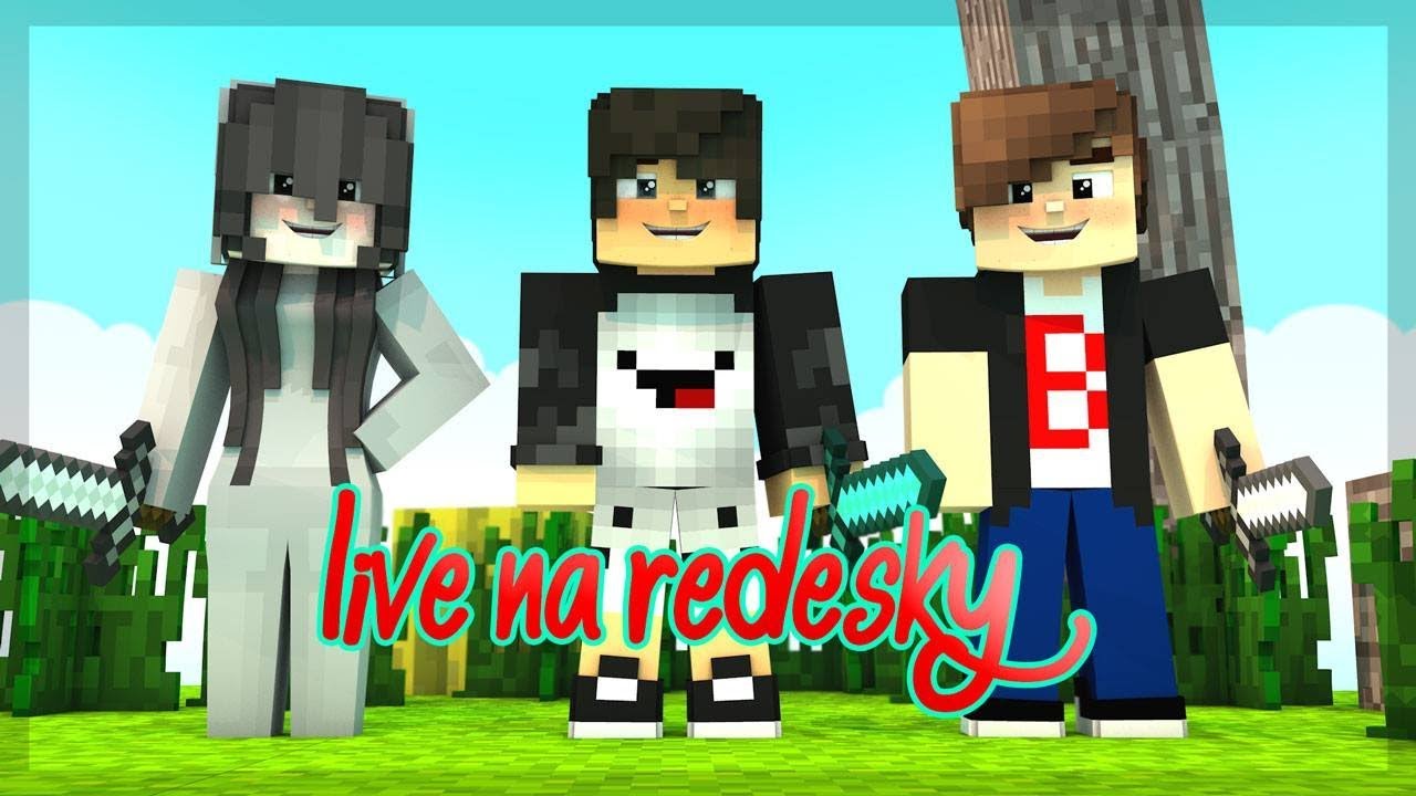 Minecraft : LIVE NA REDESKY VAMOS JOGAR !!! - YouTube