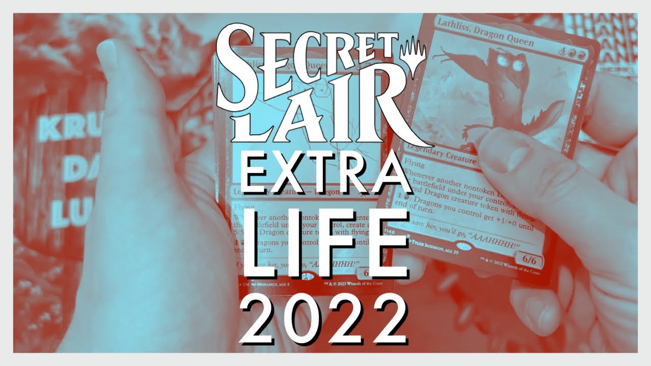 #MTG Secret Lair: Extra Life 2022 - YouTube