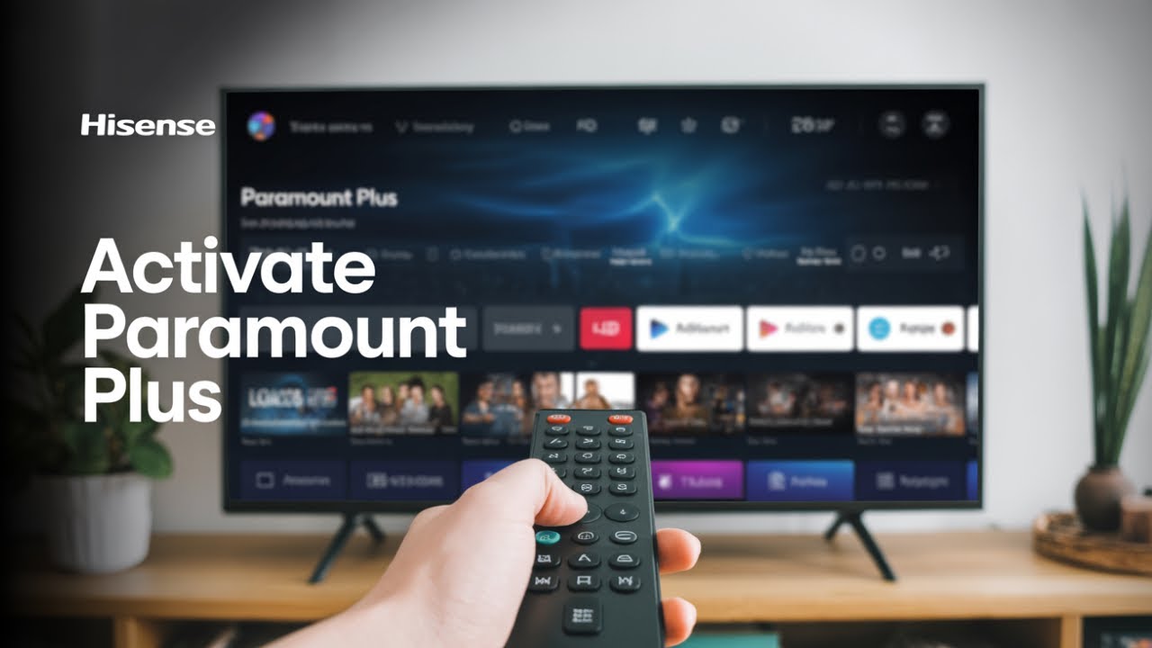 How to Activate the Paramount Plus App on Hisense Smart TV - quick ...