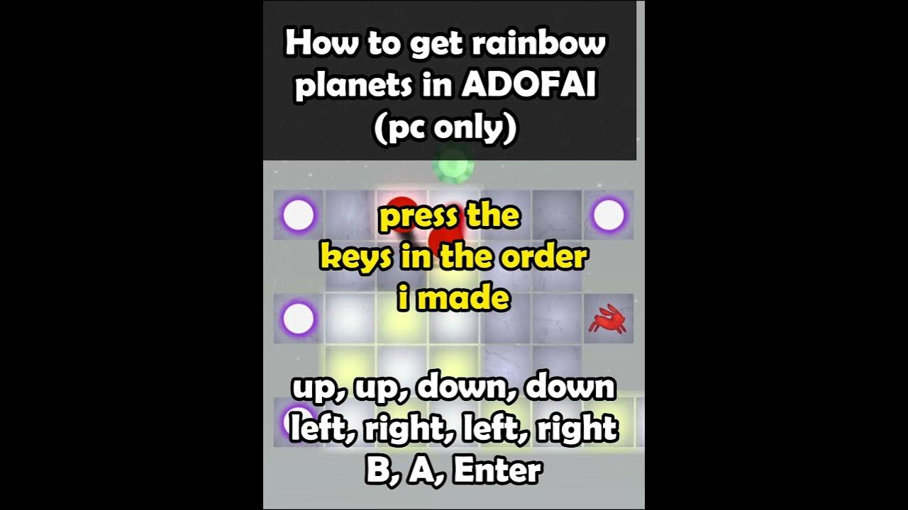 how to get rainbow planets in adofai? (pc only) - YouTube