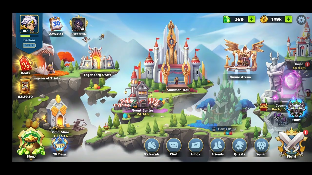 MIGHTY PARTY. DAILY QUESTS. REWARD FOR 13 LEAGUE. - YouTube