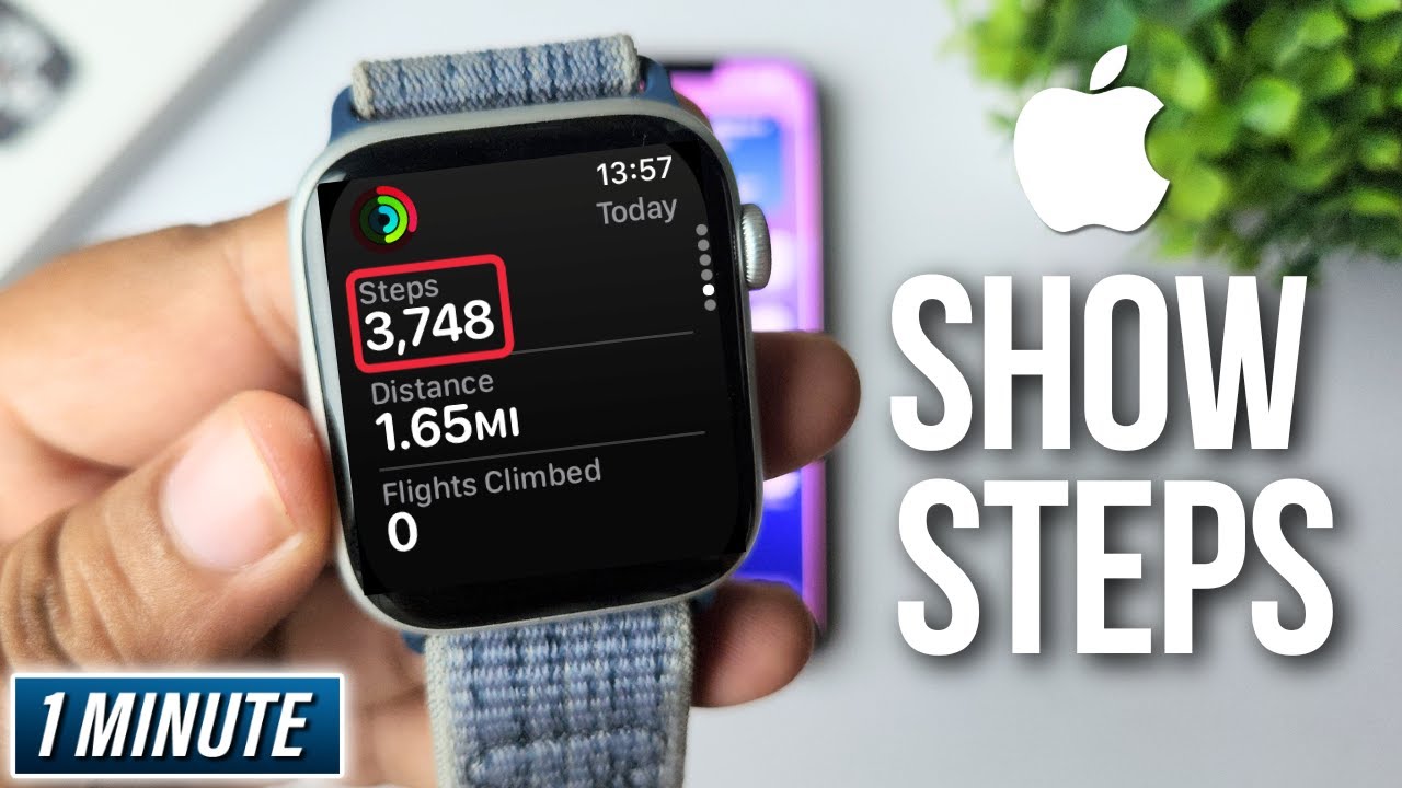 How to Show Steps on Apple Watch Face - YouTube