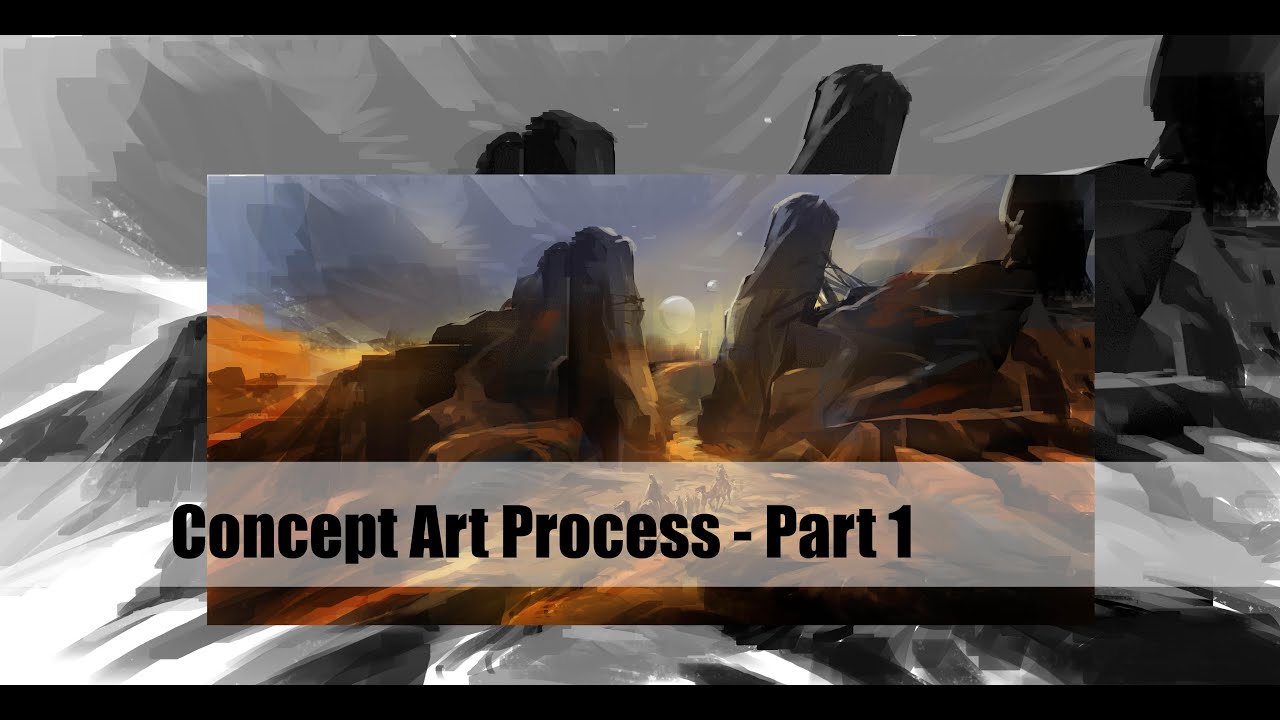 Concept Art Process part -1 - YouTube