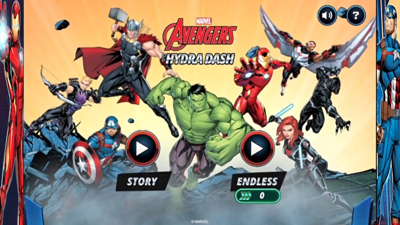 Marvel Hydra Dash - Beginners & Learners Complete 12 Levels Gameplay ...