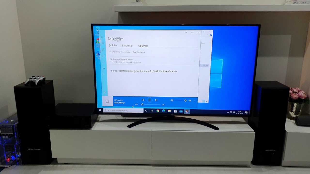 YAMAHA RX-V795A Vs WHARFEDALE VALDUS-400 WHARFEDALE-MUSIC CENTER - YouTube