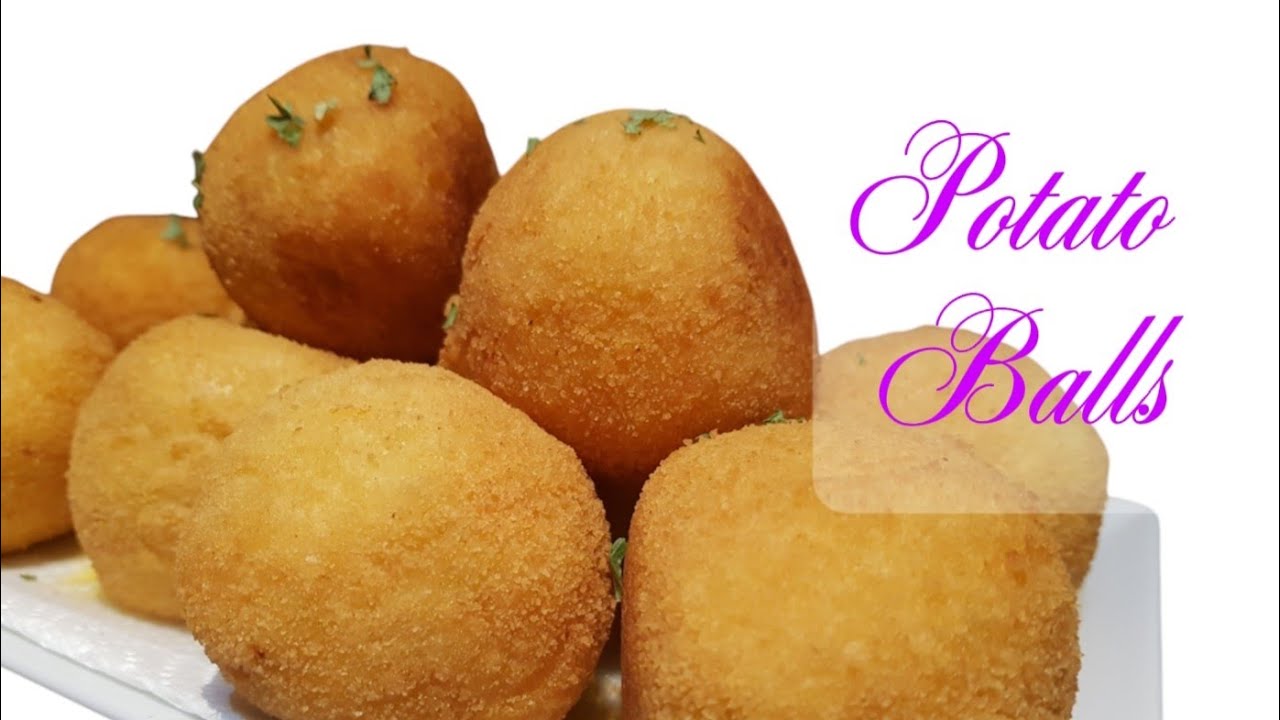 Potato Balls Stuff with Minced Beef - YouTube